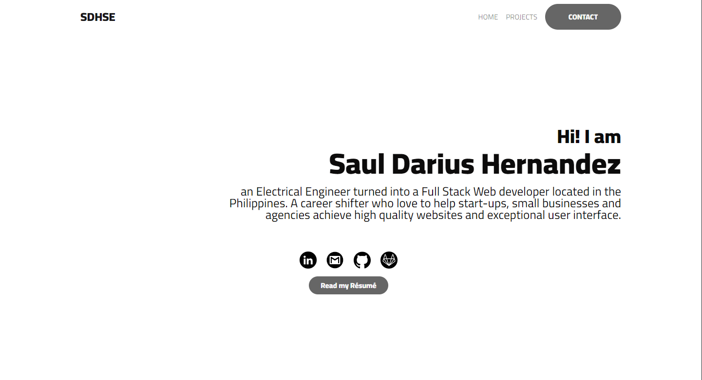 Web Developer Portfolio | Capstone 1