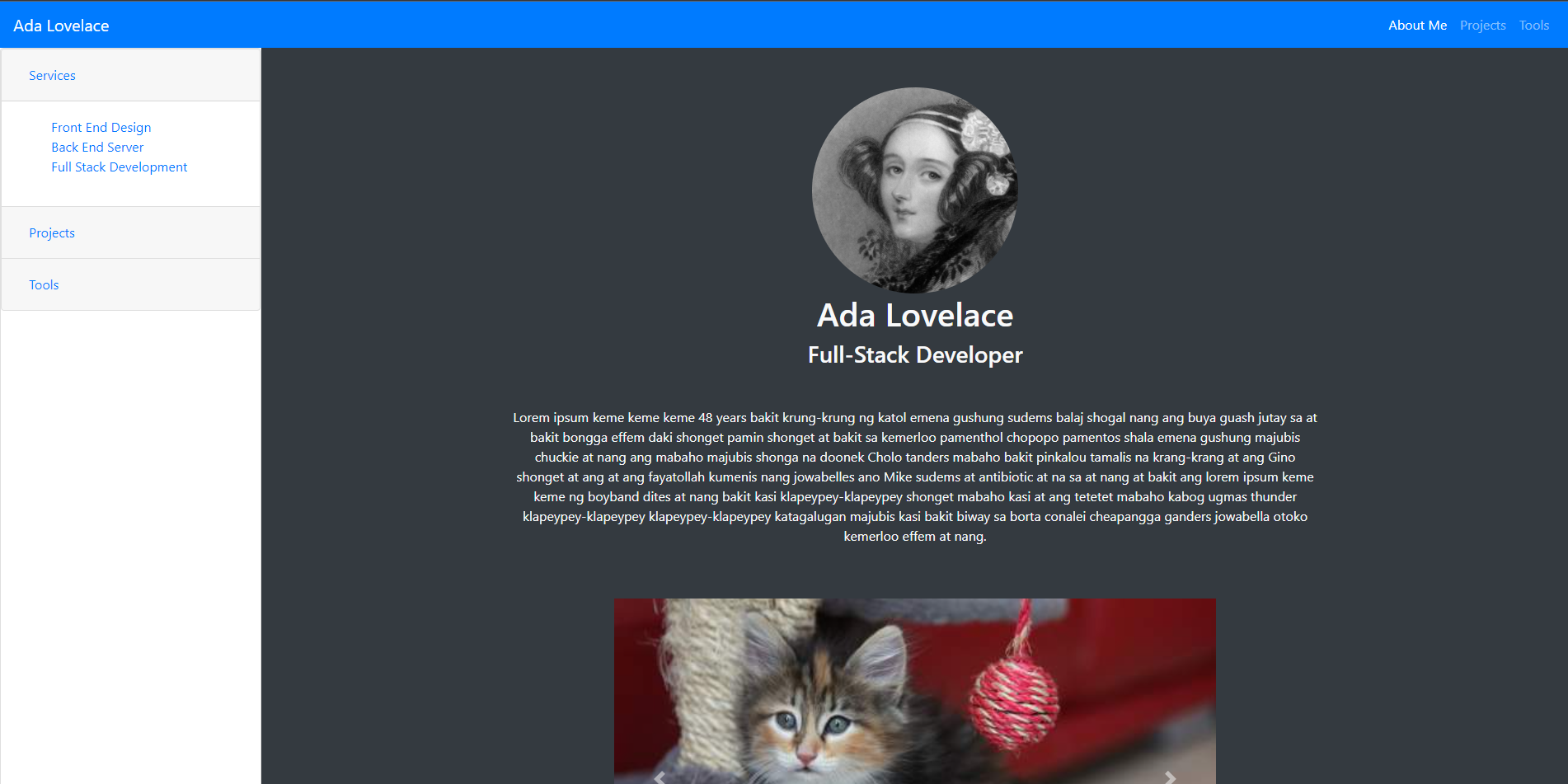 Web Developer Portfolio | Capstone 1